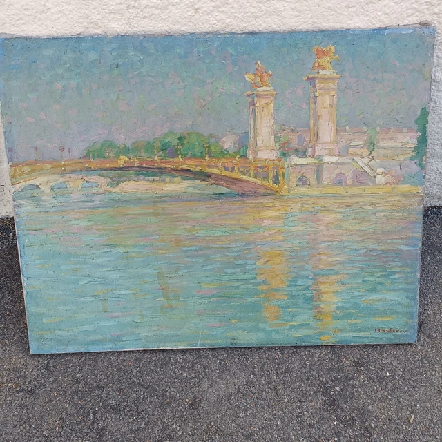 HUILE SUR TOILE Impressionniste De Raphael Dubois Signé Chanterou EUR 340,00 - PicClick FR