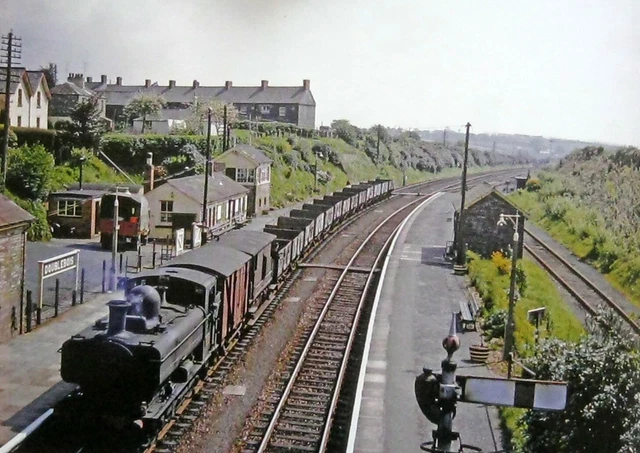 FINE MOUNTED RAILWAY PRINT 57xx PANIER TANK ENGINE SHUNTING AT ...