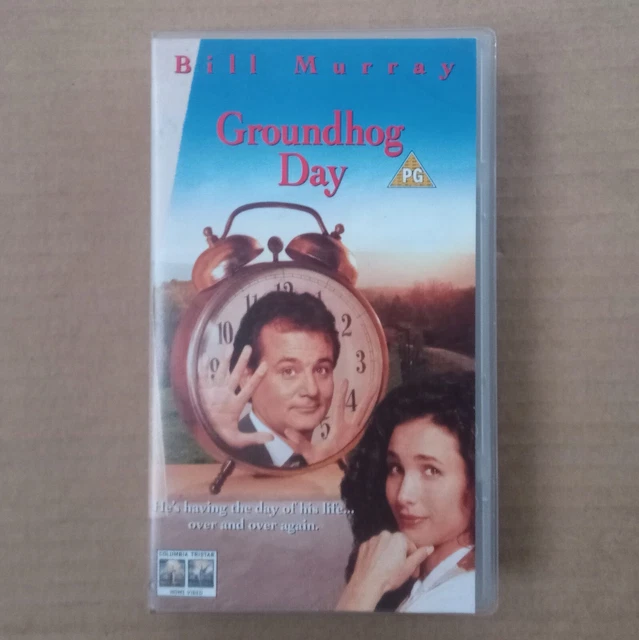 GROUNDHOG DAY VHS video 1994 Bill Murray film £5.15 - PicClick UK