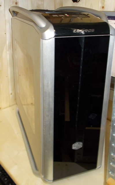 PC GEHÄUSE COOLER Master Cosmos 1000 Big Tower Silber / Schwarz ...