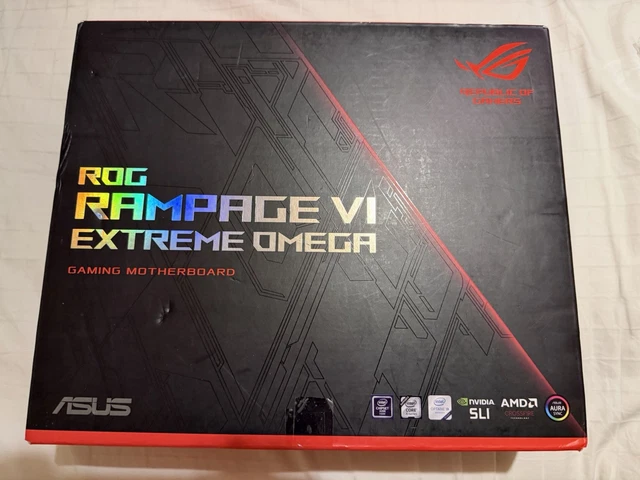ASUS ROG RAMPAGE VI EXTREME OMEGA Motherboard Intel X299 LGA 2066 DDR4 E-ATX M.2 £465.70 ...
