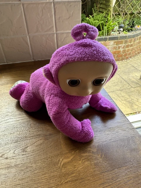 TIDDLYTUBBIES TELETUBBIES PING Pink Crawling Shuffle & Giggle Plush ...