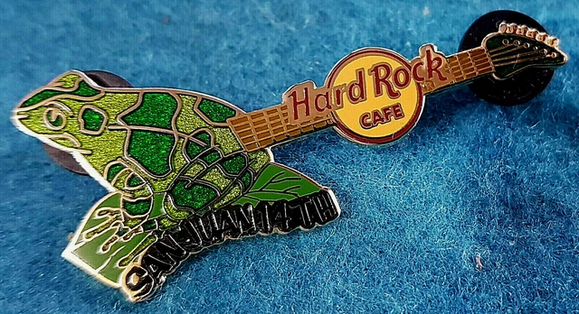 SAN JUAN PUERTO RICO 14TH ANNIVERSARY GREEN COQUI FROG GUITAR Hard Rock ...