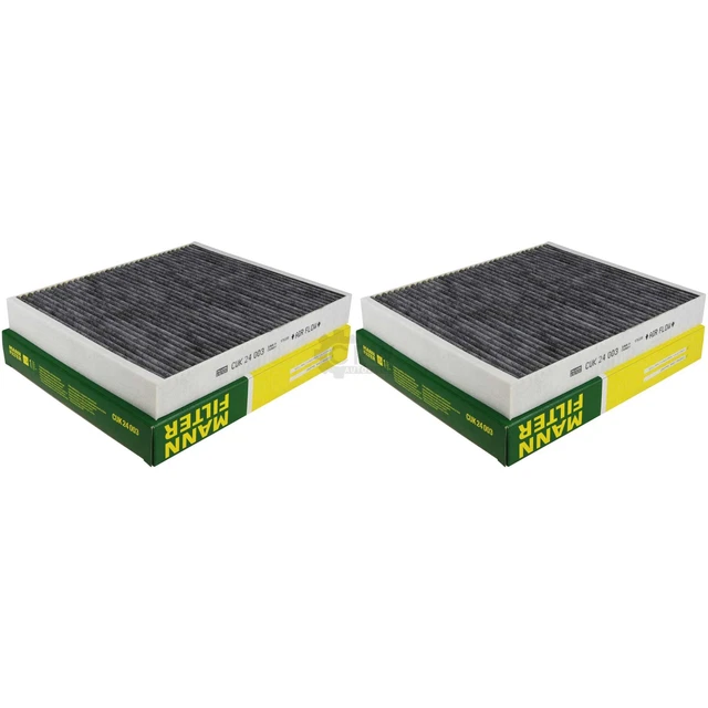 2X MANN-FILTER FILTRO de Carbón Activado Filtro de Cabina Polen CUK 24 003 EUR 98,72 - PicClick ES