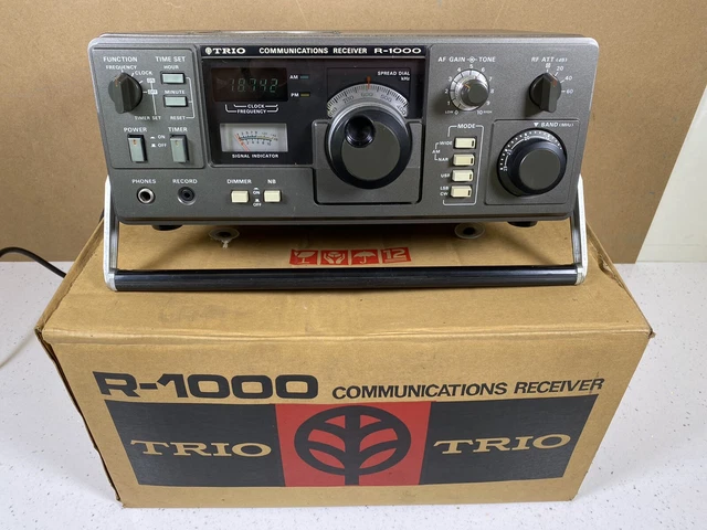 KENWOOD TRIO R-1000 Communications Receiver Boxed Lovely but Faulty EUR ...