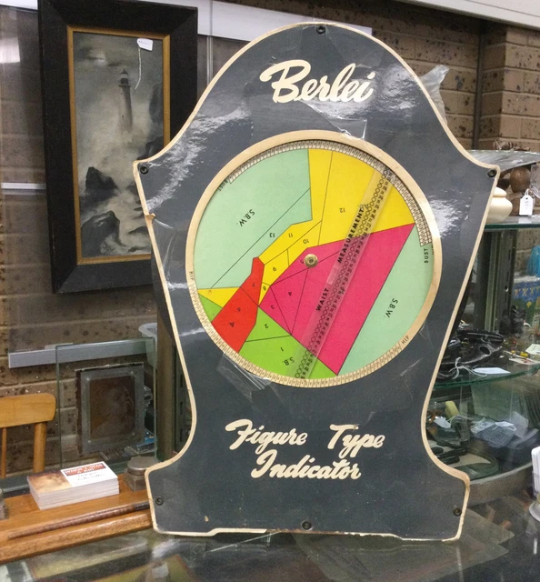 VINATGE BERLEI FIGURE Type Indicator Chart Lingerie $95.00 - PicClick AU
