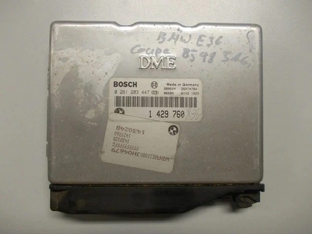 BMW E36 UNITÉ de Commande de Moteur Année de Construction 1998 Bosch 0261203447 EUR 65,54 ...