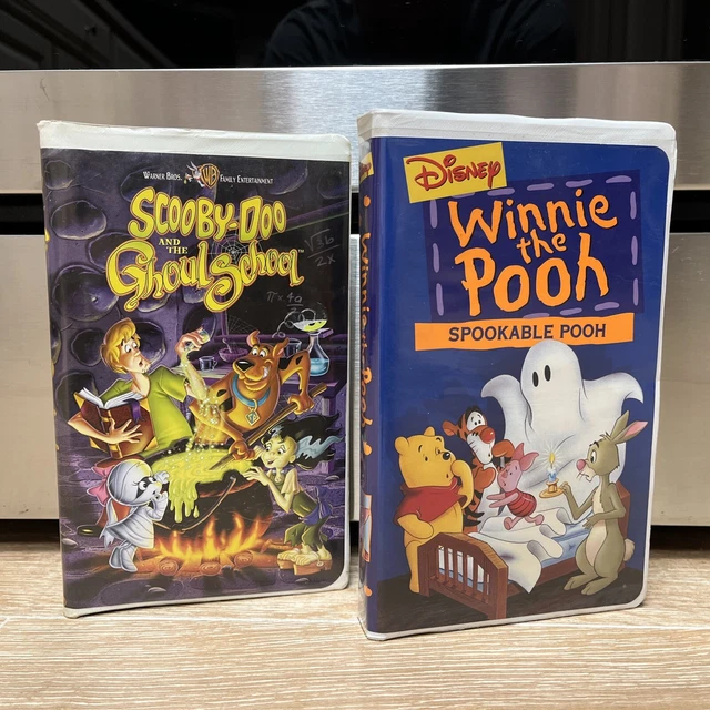 HALLOWEEN VHS LOT Winnie Pooh Spookable Pooh & Scooby Doo Goul School ...