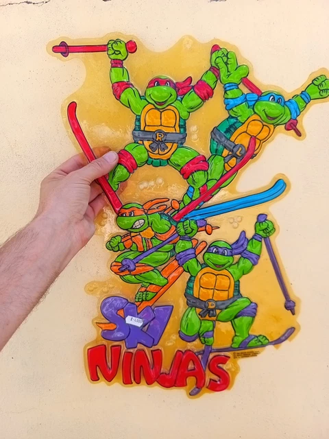 TMNT TEENAGE MUTANT ninja turtles vintage store display plastic Negozio ...