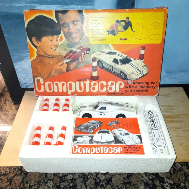 VINTAGE COMPUTACAR BY Mettoy 1970s. Made in Japan .New parts. WORKING ...