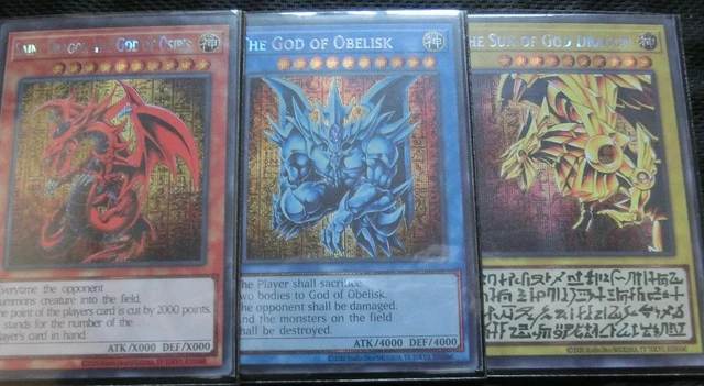 YU-GI-OH CARD SECRET Sky Dragon Of Osiris Giant Warrior Obelisk Winged ...