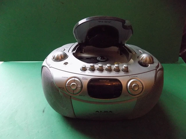 ALBA CX570/B CD Radio Cassette FAULTY Missing Aerial Sold as PARTS EUR ...