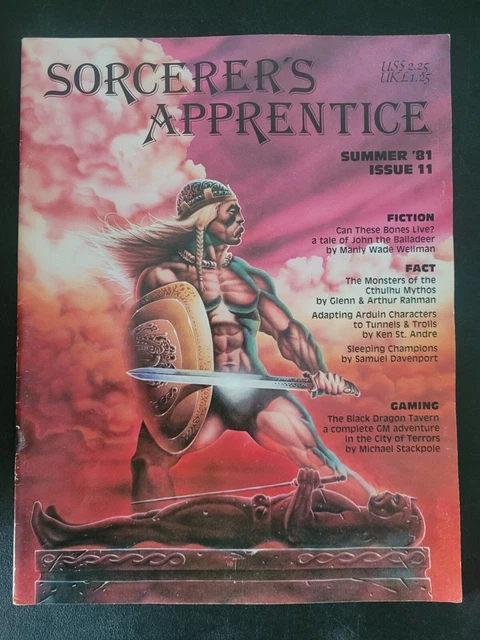 SORCERER'S APPRENTICE MAGAZINE Summer 1981 Issue #11 RPG ROLE PLAYING ...