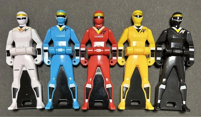 POWER RANGERS ALIEN Ninja Kakuranger Rangar Key 5set Bundle Bulk Japan ...