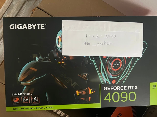 GIGABYTE GEFORCE RTX 4090 GAMING OC 24GB GDDR6X Graphics Card - NIB ...