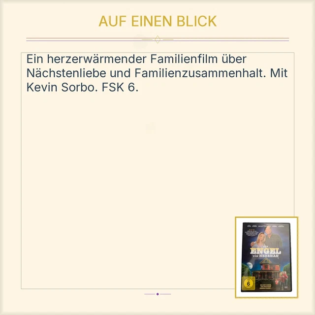 DER ENGEL VON Nebenan DVD Kevin Sorbo Familienfilm FSK 6 EUR 1,00 ...