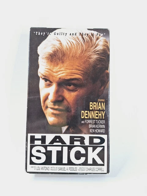 HARD STICK AKA Real American Hero (VHS) Brian Dennehy 1978 VIOLENCE! £8 ...