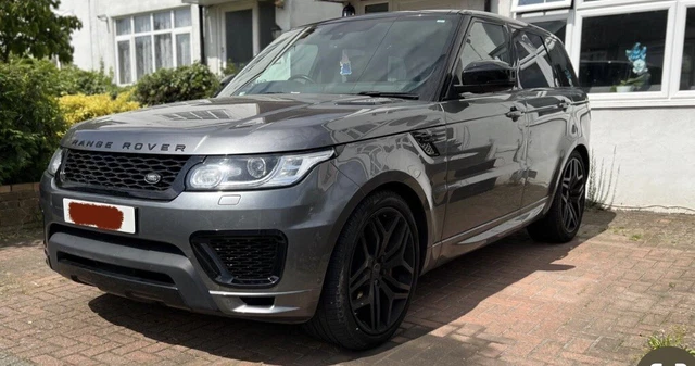 FRONT GRILLE FOR Range Rover Sport SVR Style L494 Gloss Black 2014-2017 ...