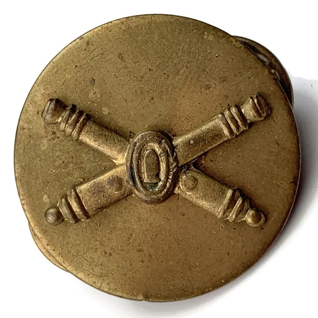 WW2 UNITED STATES US Army American COASTAL ARTILLERY Collar Disk ...