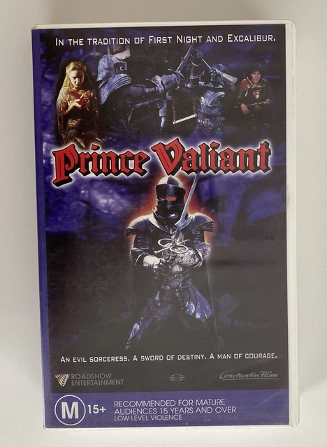 PRINCE VALIANT [VHS] Roadshow Big Box Ex-Rental Video Hickox Heigel ...
