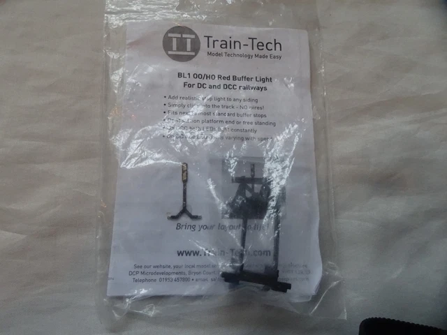 TRAIN TECH BL-1 Red buffer light for DC /DCC railways OO/HO gauge £8.00 ...