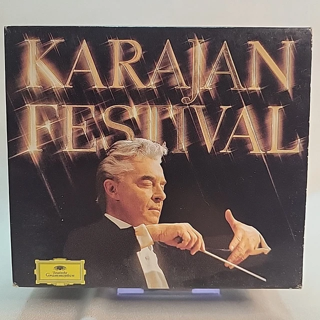KARAJAN FESTIVAL 5 CD Box Set Brahms Grieg Ravel Debussy Used VG Fast ...