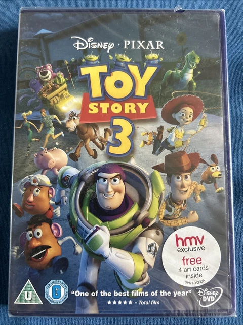 TOY STORY 3 DVD Walt Disney Pixar Animated Movie PAL Bonus Features New ...