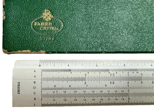 FABER CASTELL 57/87 Rietz Sliding Ruler System Made In Germany Vintage ...