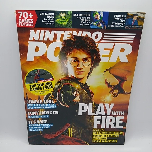 NINTENDO POWER MAGAZINE Volume 196 October 2005 w/ Posters + Pokemon ...