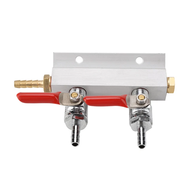 DISTRIBUTORE BIRRA 2 vie acciaio inox alluminio Homebrew Co2 birra ...