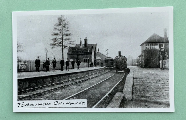 BRITISH RAILWAY LOCOMOTIVE PHOTOGRAPH - TENBURY WELLS STATION - GWR ...