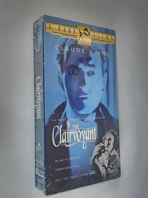 SEALED CLAUDE RAINS The Clairvoyant Vhs Tape Rank Films Classic ...