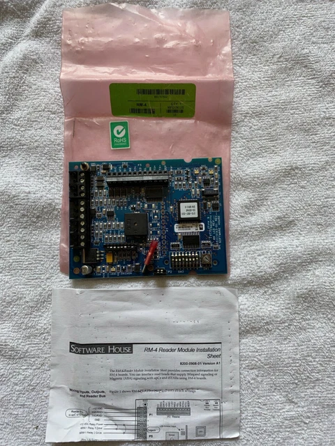 TYCO SOFTWARE HOUSE RM-4 RM4 Reader Module 0311-0163-01 $50.00 ...