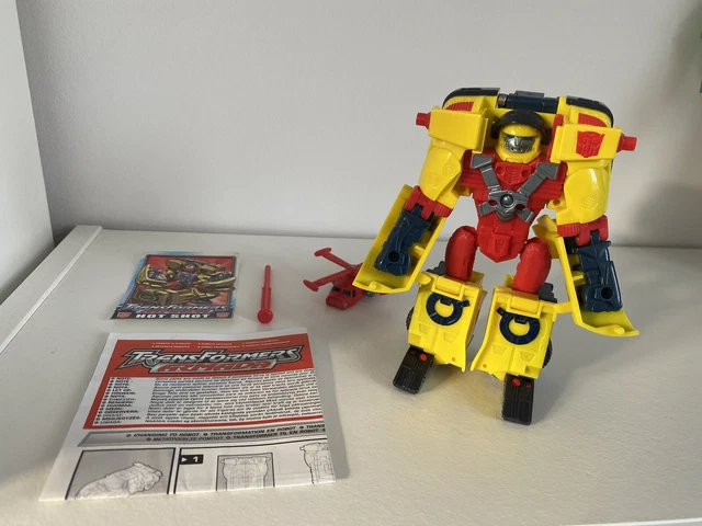 HASBRO TRANSFORMERS ARMADA Autobot Hot Shot and minicon Jolt 100% ...