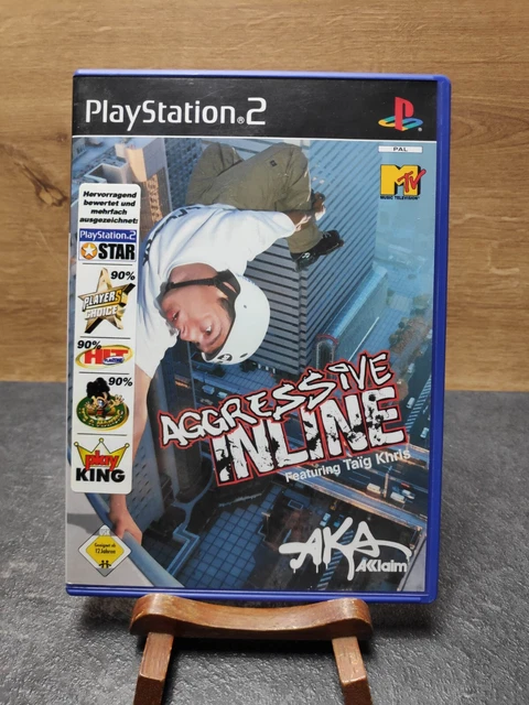 AGGRESSIVE INLINE FEAT. Taïg Khris Sony Playstation 2 PS2 2002 EUR 8,99 - PicClick FR