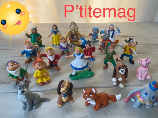 LOT ANCIENNES FIGURINES Disney Bully: Dumbo,Bernard Bianca,Alice,Peter ...