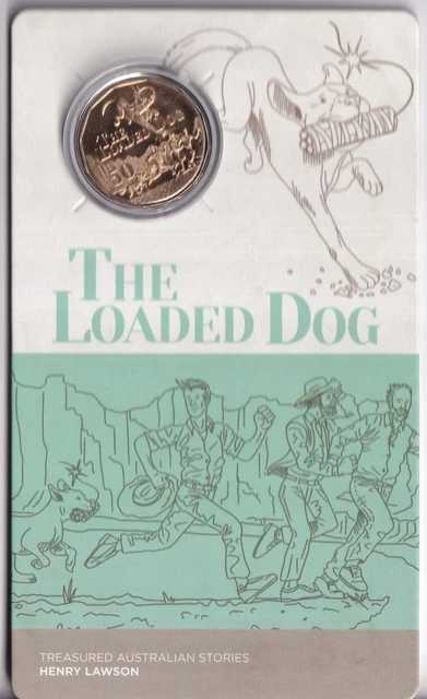 AUSTRALIAN: 2022 50 Cent Henry Lawson The Loaded Dog Unc Coin On Card ...