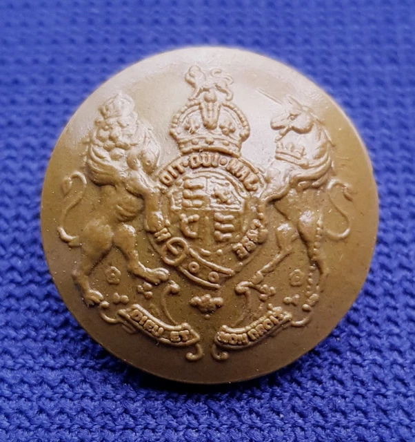 NICE OLD ORIGINAL WW2 British Army GSC Uniform Button With Lion and ...