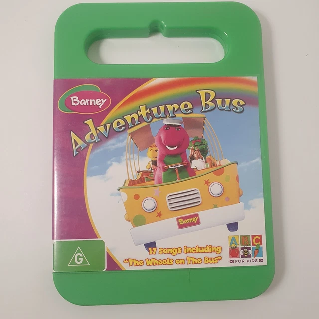 BARNEY ADVENTURE BUS Dinosaur 17 Songs DVD Rated G Region 4 Australia ...