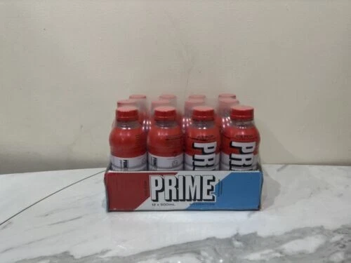 PRIME HYDRATION ENERGY Drink by Logan Paul & KSI Ice Pop Crate 12 PACK ...