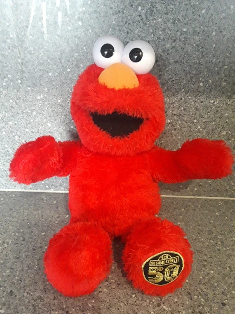 TICKLE ME ELMO 50 Years Limited Edition Toy Laughing Vibrating Sesame ...