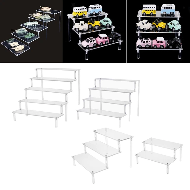 MULTI USE ACRYLIC Display Riser Shelf Perfume Makeup Storage Organizer ...