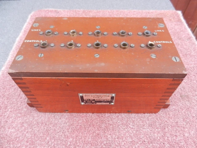 WW2 RAF DISTRIBUTION box, Type 4, ref 10A/13081, rare, Air Ministry ...