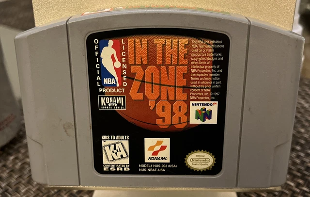 NBA : IN the Zone '98 (Nintendo 64, 1998) Authentique - N64 - PANIER ...