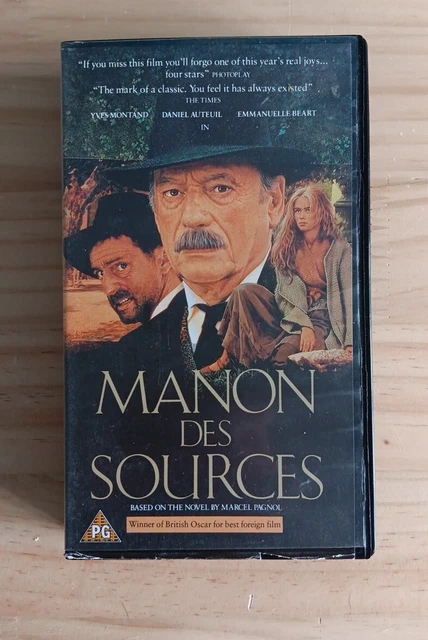 MANON DES SOURCES (VHS/H) Video Classic Jean De Florette Sequel EUR 8 ...