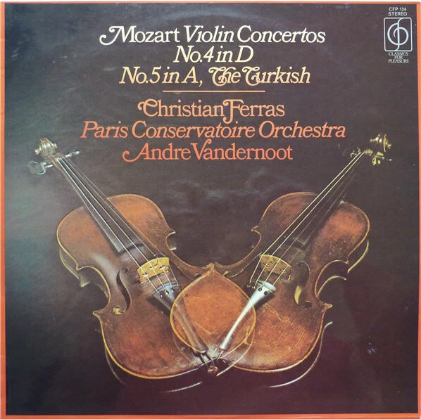 MOZART - MOZART Violin Concertos No.4 In D, No.5 In A, The Turkish, LP, (Vinyl) £16.20 - PicClick UK