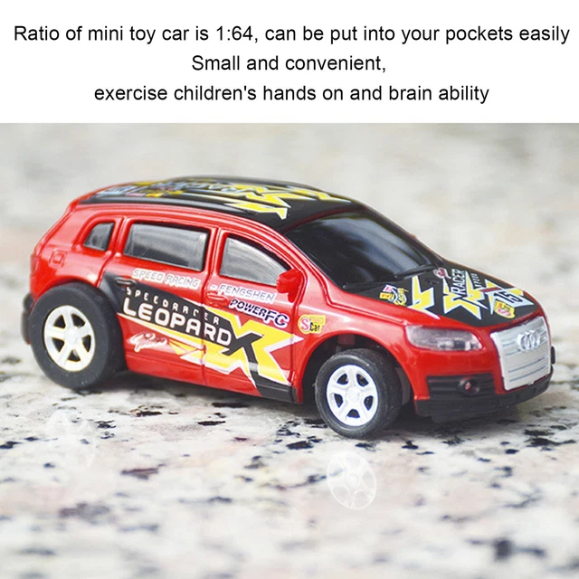POCKET RC CAR 1:64 Mini Can Size Racing 4 Way Drift Remote Control Toy ...