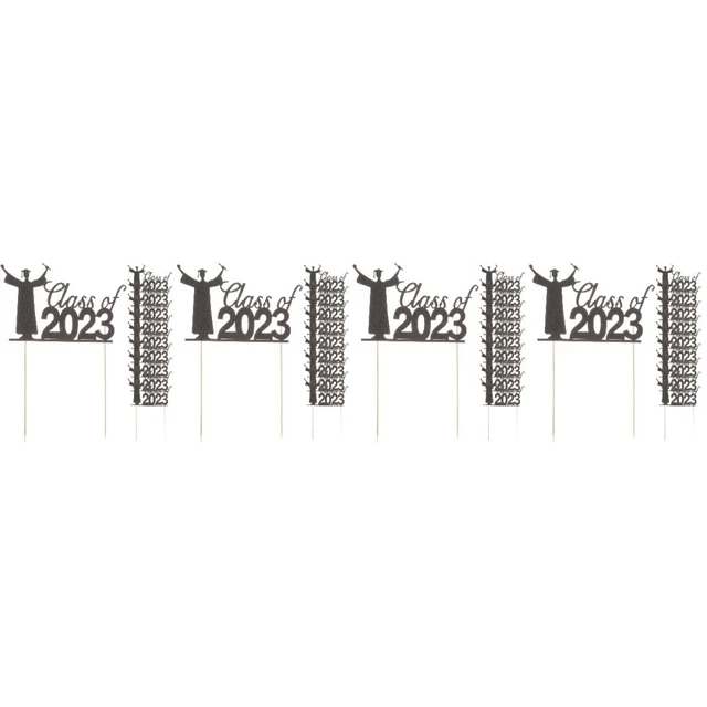 SAISON DES DIPLÔMES 40 PCS Félicitations 2023 Graduation Cupcake Topper ...