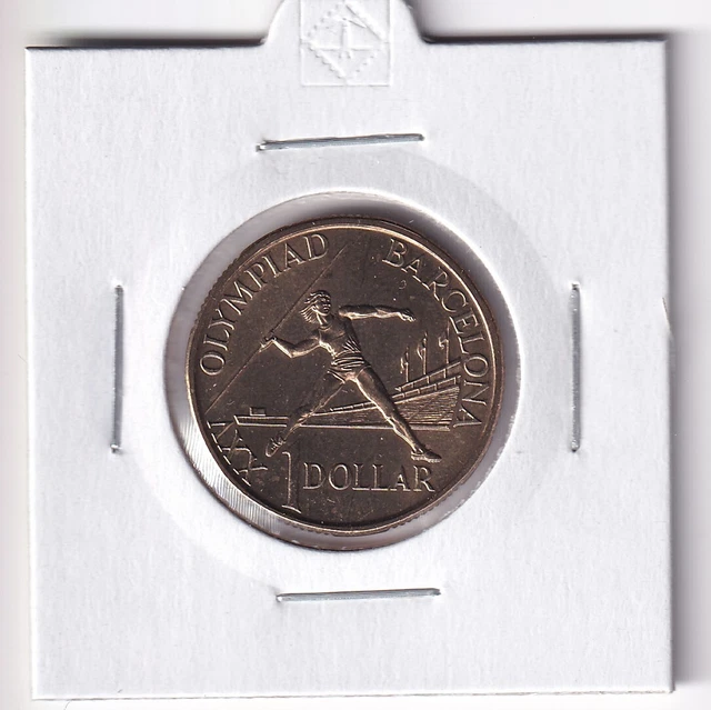 AUSTRALIAN: 1992 $1 Olympiad Barcelona Unc Coin Fro Mint Set In 2X2 ...