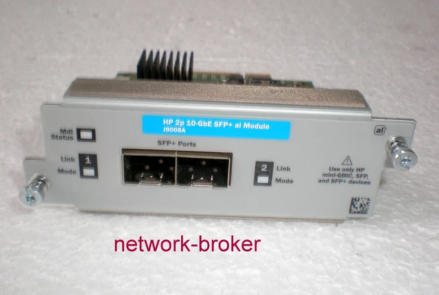 HP PROCURVE J9008A 2 ports 10 GbE SFP+ al module avec protocole de ...